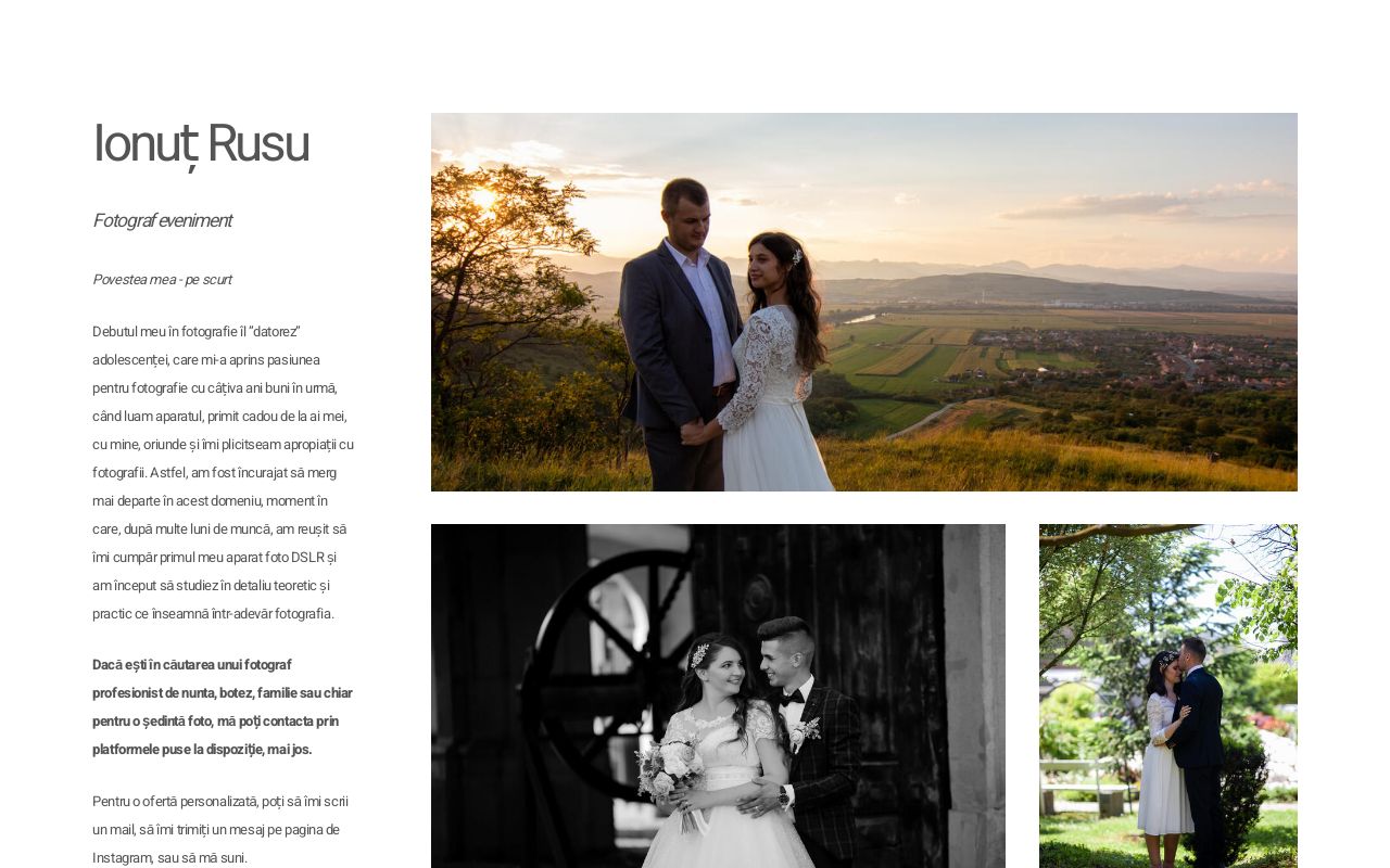 Ionut Rusu - Fotograf